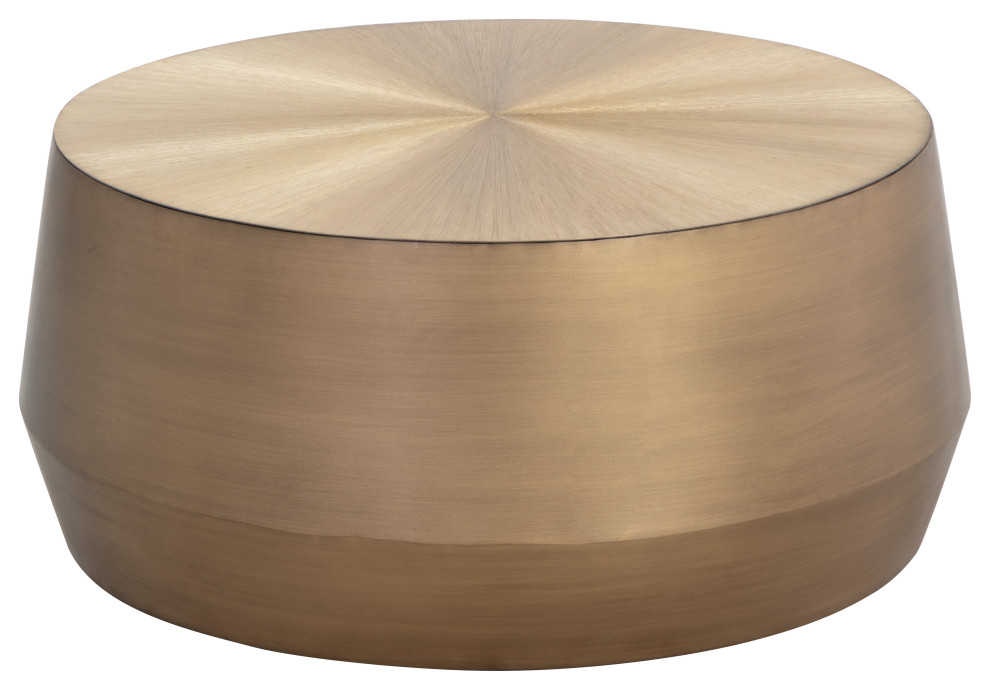 Creed Coffee Table Small Antique Gold - Contemporary - Coffee Tables ...