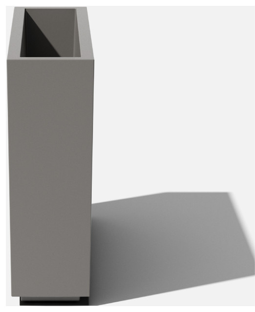 Veradek Block Series Span Planter, Medium - Transitional - Outdoor Pots And Planters - by ...