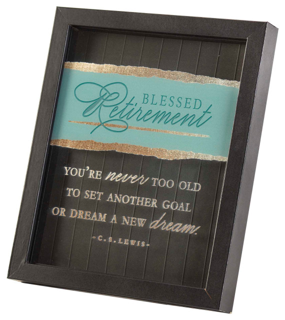 Framed Wall Art, Blessed Retirement, 8"x10" - Contemporary - Prints And ...