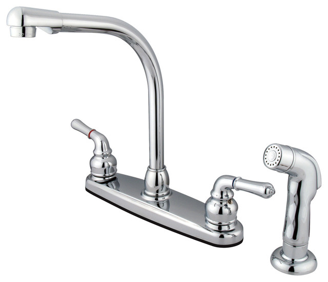 Magellan Centerset Kitchen Faucet,Matching Side Sprayer, Chrome ...