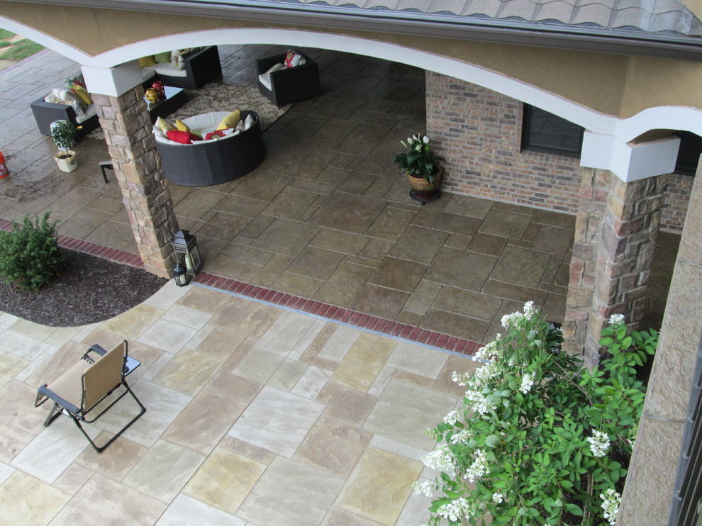 Rustic Stamped Concrete Patios, Pool Decks and Hardscapes - Rustic ...