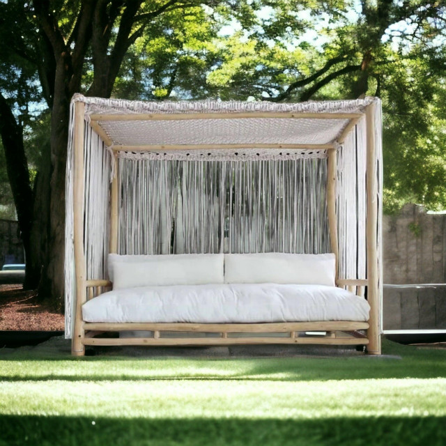 Tulum Outdoor Daybed - Beach Style - Daybeds - by Sideboards and Things ...
