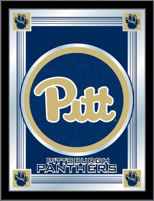 Pitt Logo Mirror - Contemporary - Game Room Wall Art And Signs - by ...