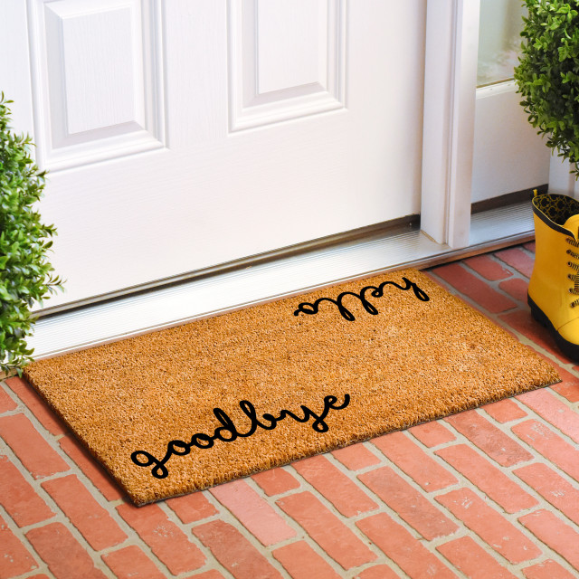Calloway Mills Hello Goodbye Doormat, 24" X 36" - Contemporary ...