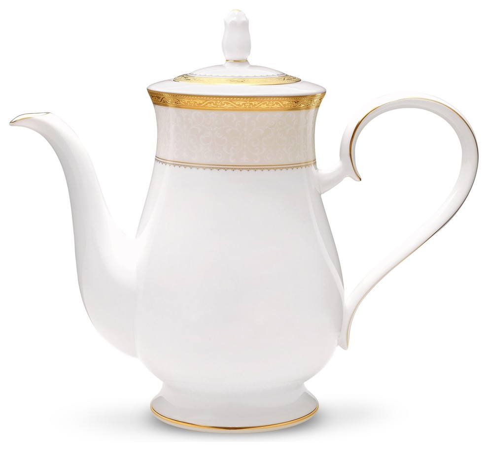 Noritake Odessa Gold Coffee Pot - Traditional - Teapots - by Unique ...