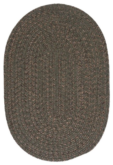 Hayward Rug, Olive, 2'x12' Oval, 2'x12' Oval - Farmhouse - Hall And ...