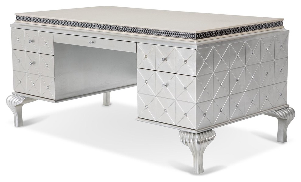 Emma Mason Signature Blitz Swank Desk in Pearl Caviar AIC00320 ...