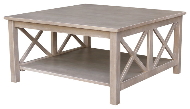 Hampton Square Coffee Table - Transitional - Coffee Tables - by ...