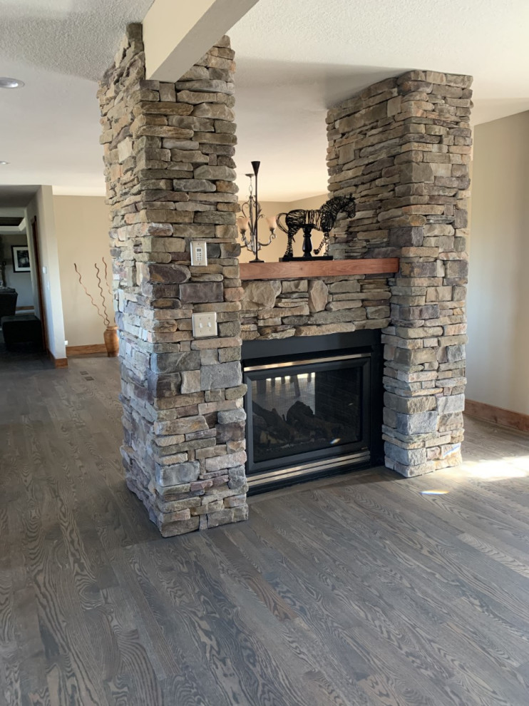 Red oak with aged barrel custom stain and Odie's oil - Denver - by ...