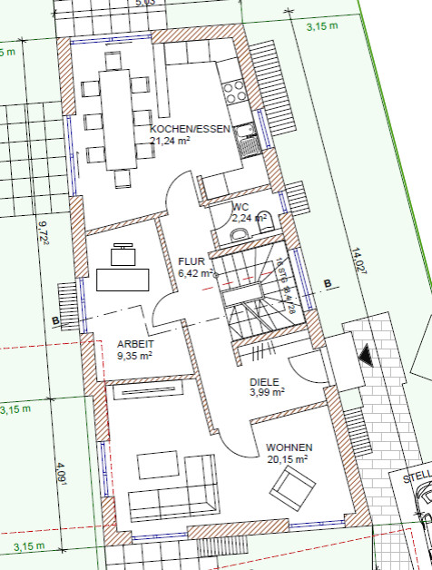 trapezoidal Shaped Layout | Houzz UK