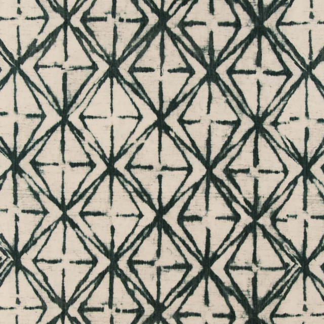 Green Diamond Linen Look Print Upholstery Fabric by the Yard, By The ...