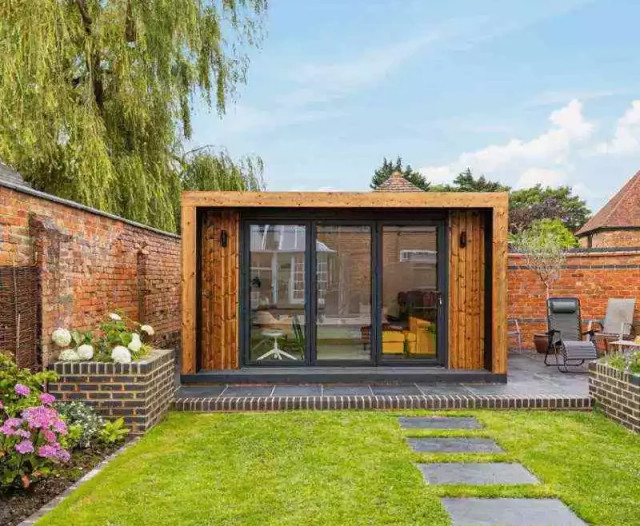 Garden Room with Decking - Granny Flat or Shed - Glasgow - by Easy ...
