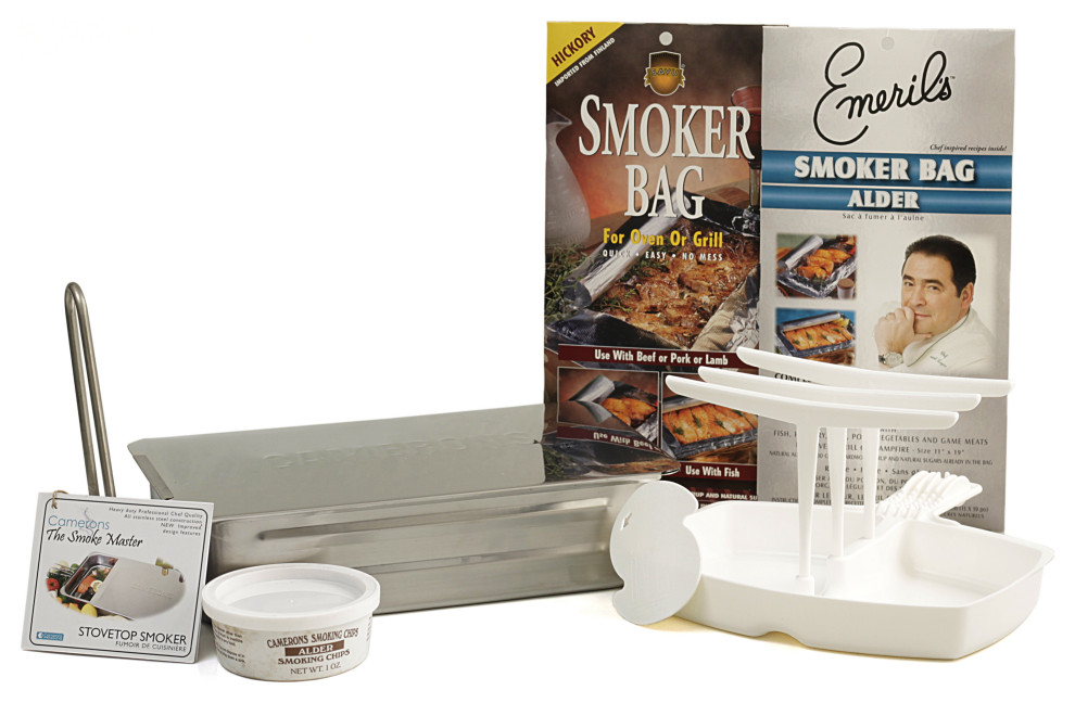 Cameron's Products RV Excitement Smoker Bundle with Emeril's Smoker Bag ...