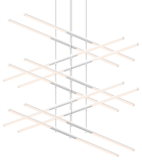 Stack 5-Tier LED Pendant - Modern - Pendant Lighting - by Lampclick | Houzz