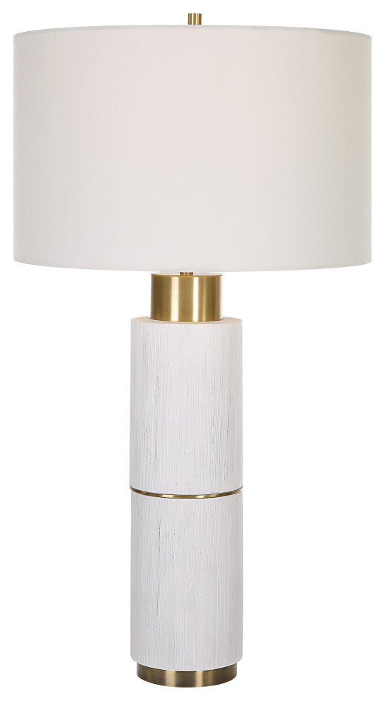 1-Light Ruse Whitewashed Table Lamp - Contemporary - Table Lamps - by ...