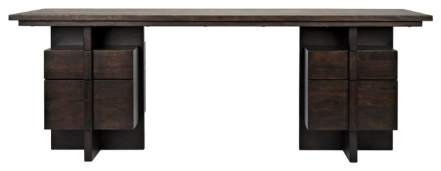 Bridge Desk, Ebony Walnut - Transitional - Desks And Hutches - by ...