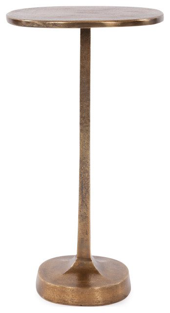 Brass Cast Aluminum Martini Table - Contemporary - Side Tables And End ...