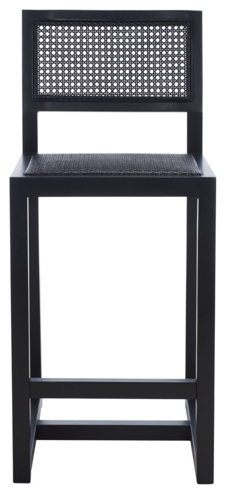 Safavieh Seika Rattan Counter Stool, #N/A - Tropical - Bar Stools And ...