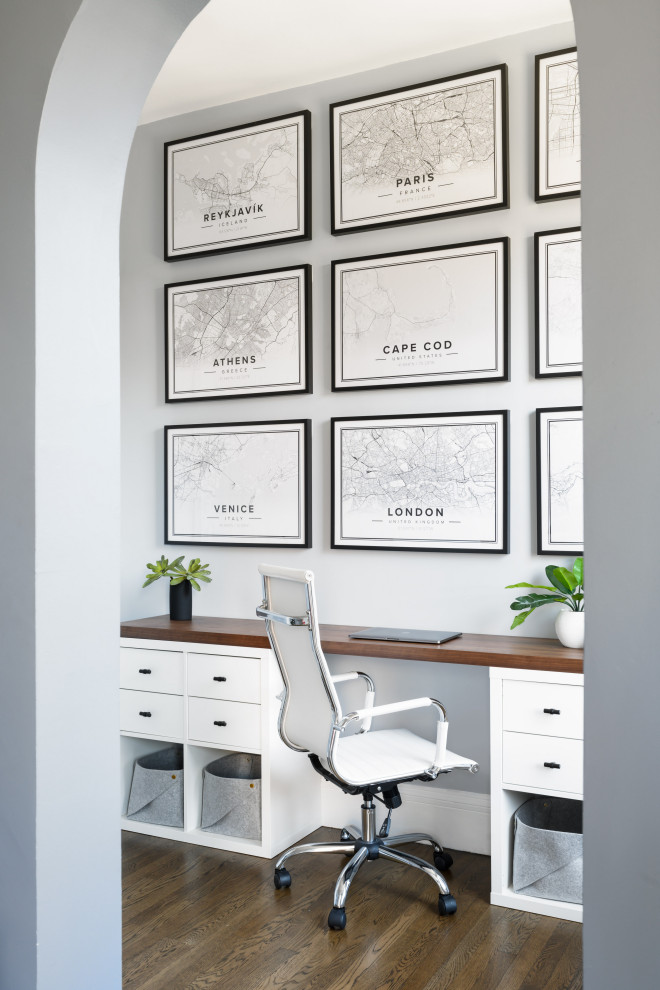 back bay - Transitional - Home Office - Boston - by Courtney Parker ...