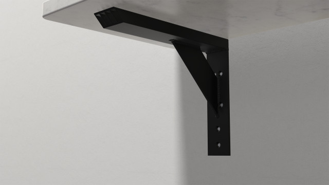 Large Shelf Industrial Support Bracket, 26x12 - Industrial - Brackets ...