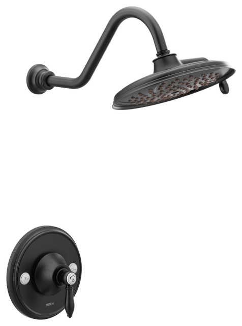 Moen Posi-Temp(R Shower Only Matte Black, TS32102EPBL - Traditional ...