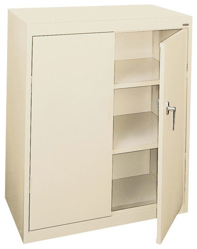 Counter Height Cabinet, Beige, 18x36 - Contemporary - Filing Cabinets ...