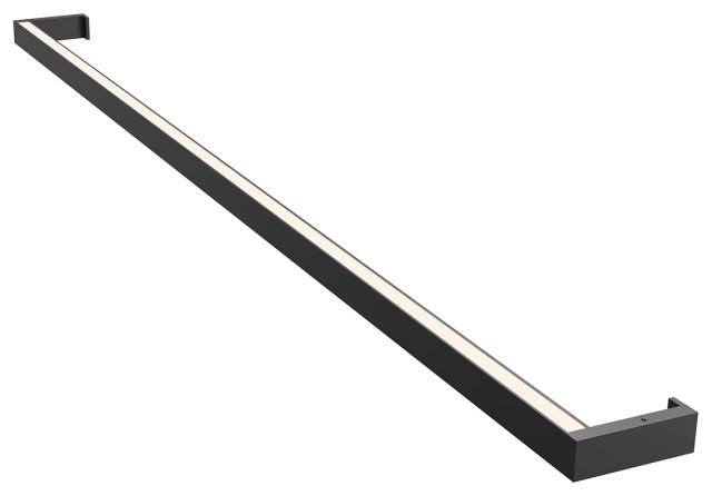 Thin-Line 4' Two-Sided LED Wall Bar 2700K, Satin Black - Modern - Wall ...