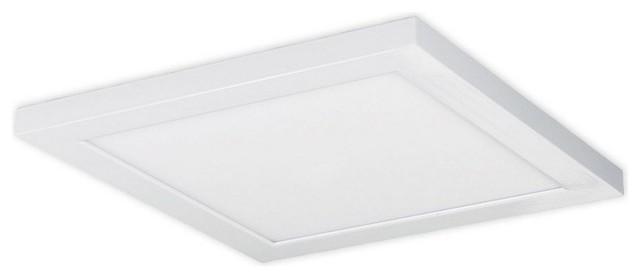 18W 12"x12" Surface Mount LED Fixture, 3K, Bronze, 120-277V - Modern ...