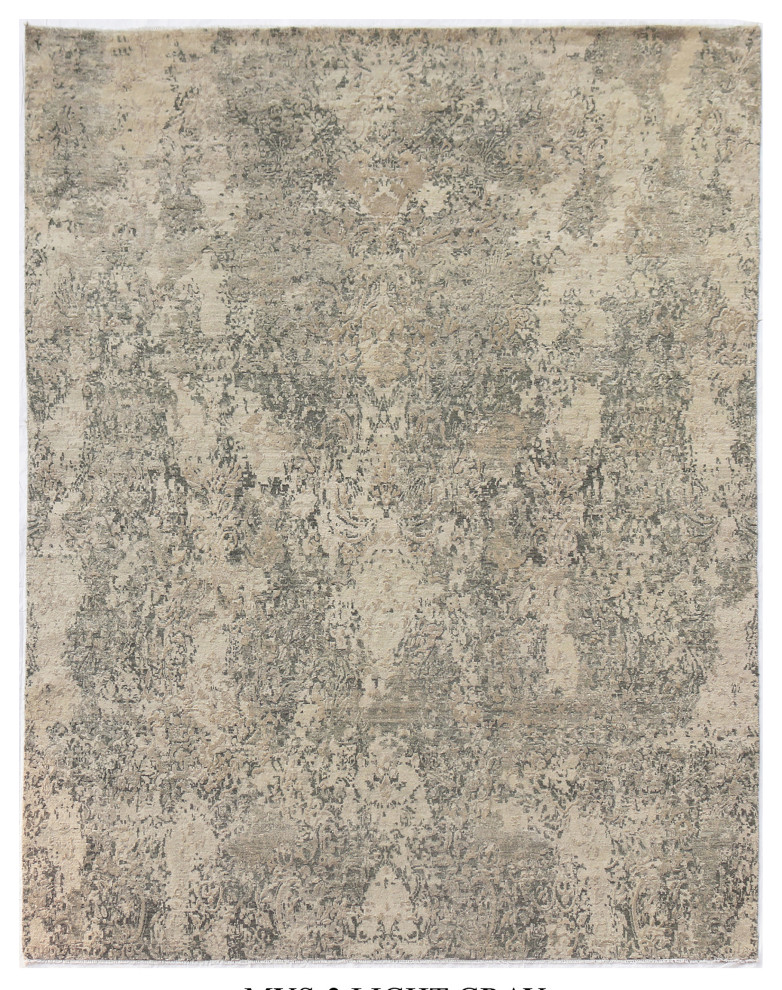 Mystique Area Rug, Light Gray, 2' x 3', Abstract - Contemporary - Area ...