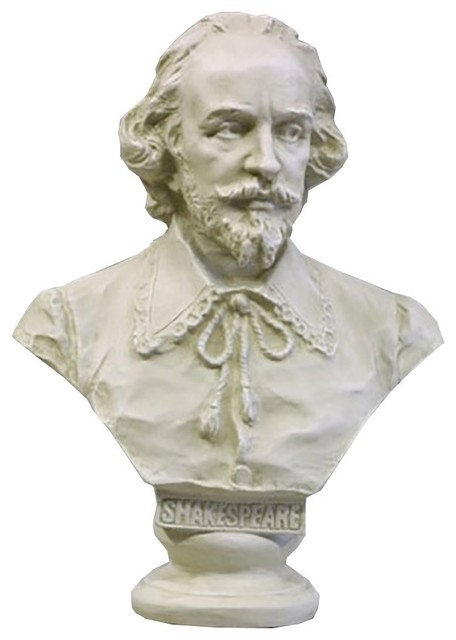 Shakespeare Informal Bust 18, Busts Historical Figures - Traditional ...