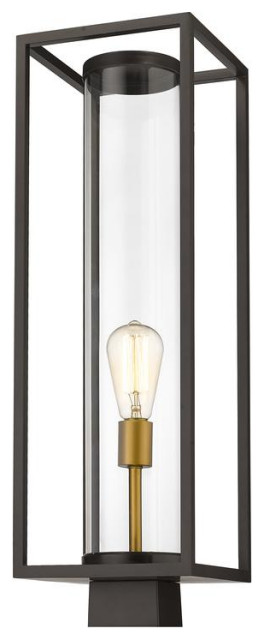 Light Outdoor Post Mount Fixture - Transitional - Post Lights - by ...
