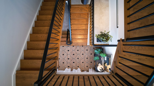 The Elegance of a Curved Staircase - Contemporary - Staircase - Perth ...