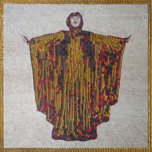 Mosaic Woman - The Veiled Woman, 60" x 60" - Contemporary - Tile Murals ...