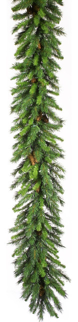 50' X 14" Cheyenne Garland 1320T Cones - Traditional - Wreaths And ...