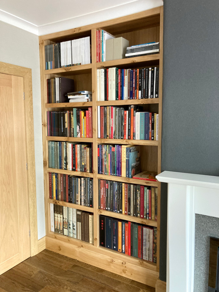 Bespoke Bookcase in Pippy Oak. - Modern - Home Office - Other - by MB ...
