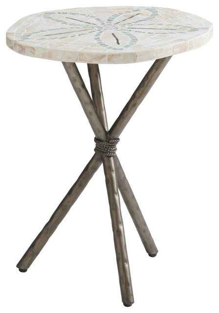 Sand Dollar End Table - Beach Style - Side Tables And End Tables - by ...