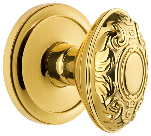Grandeur Circulaire Rosette Passage with Grande Victorian Knob in ...