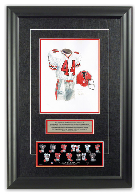 Original Art of the NFL 1986 Atlanta Falcons Uniform - Traditional ...