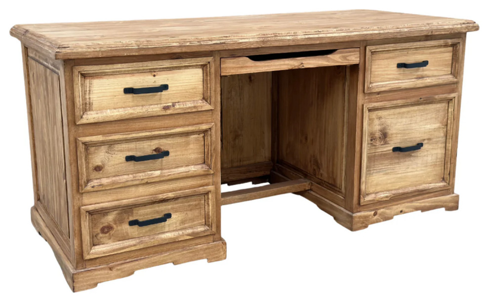 Taos Desk - Transitional - Desks And Hutches - by Pina Elegance | Houzz