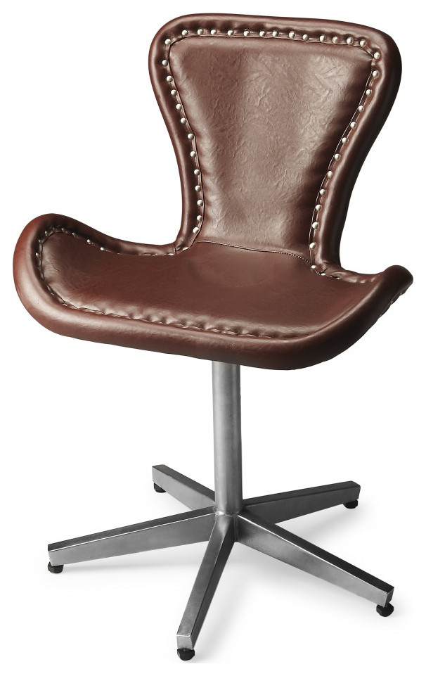 Modern Leather Accent Chair - Contemporary - Armchairs And Accent ...