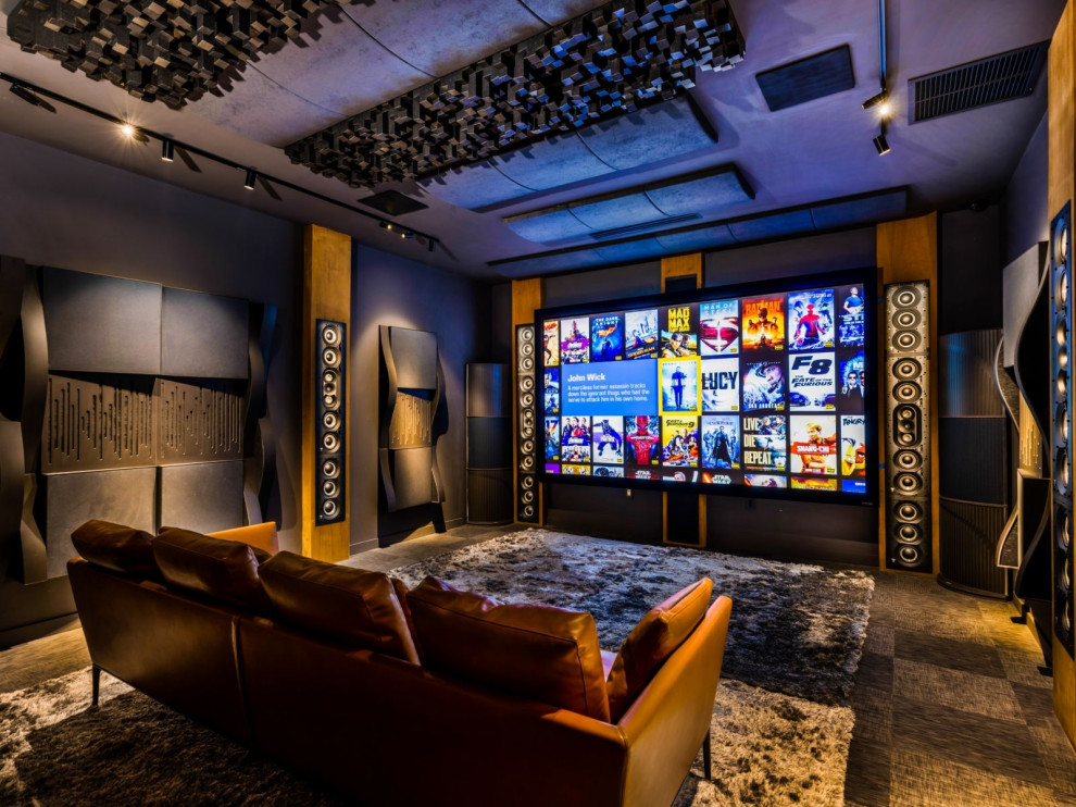 Miami Hi-Fi Listening Room - Contemporary - Home Theater - Other | Houzz