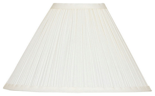 Off White Fabric Coolie, Lamp Shades - Traditional - Lamp Shades - by ...