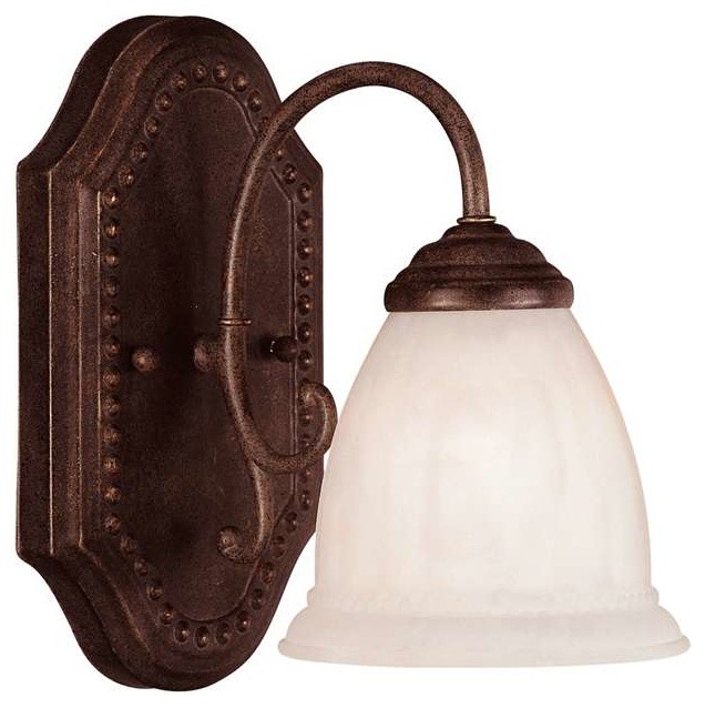 Savoy House Spirit 1 Light Bath Bar - Traditional - Bathroom Vanity ...