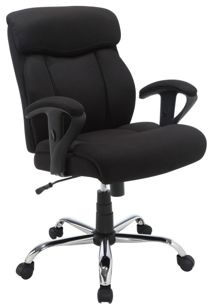Set of 8 Office Chair, Breathable Cushioned Seat With Padded Armrests ...