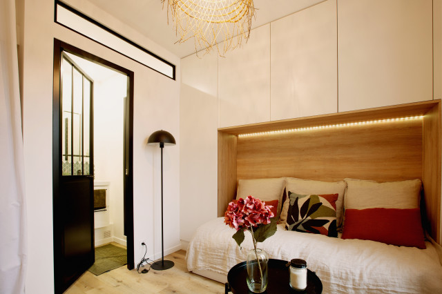 Rénovation d'un studio de 11m2 - Industrial - Living Room - Paris - by ...