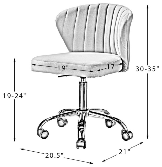 Swivel Task Chair With Tufted Back - Contemporary - Office Chairs - by ...