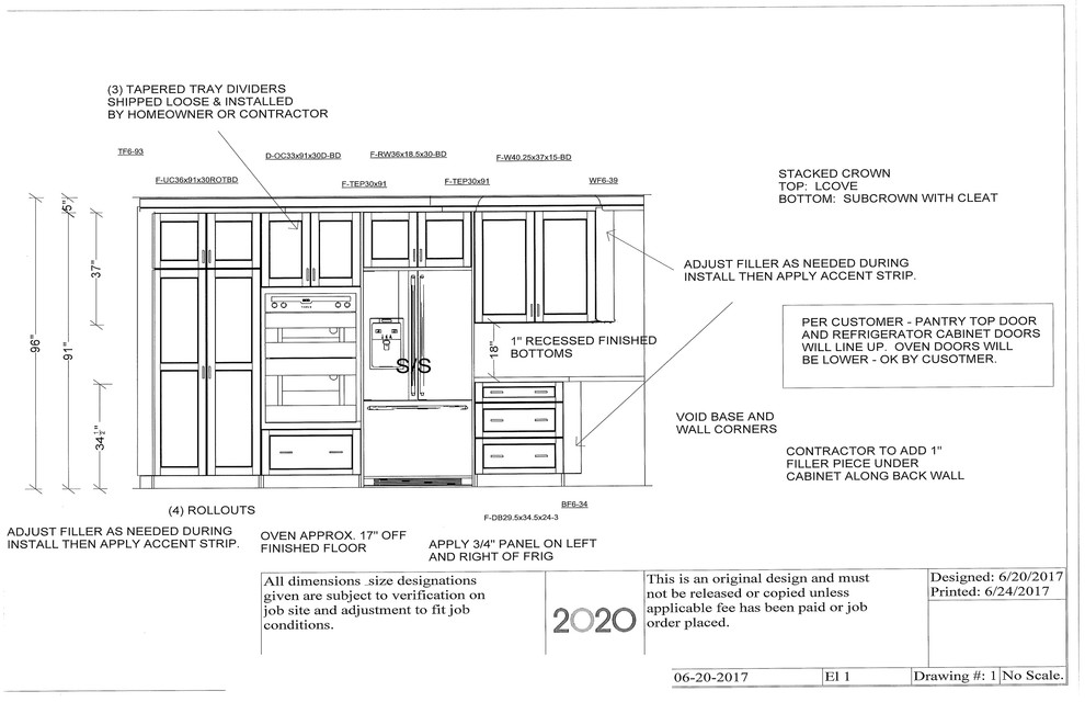 Need help with kitchen cabinet profile