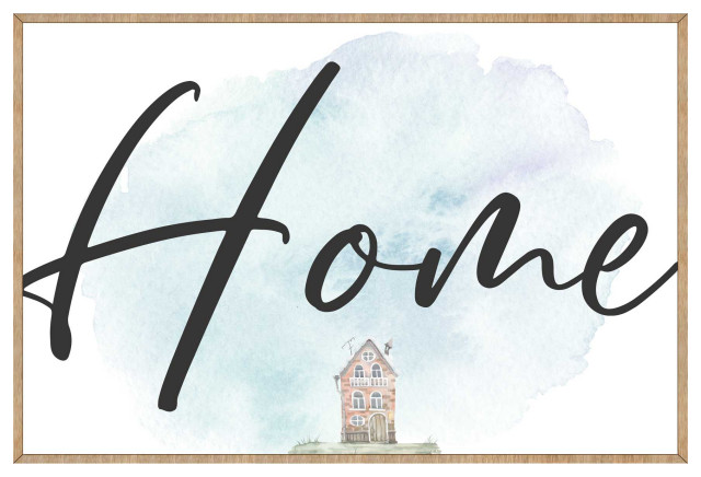 Home Wooden Inspirational Decor Wall Art, Large 32"x24" - Contemporary ...