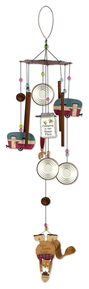 Sunset Vista Designs Squirrel Wind Chime - Contemporary - Wind Chimes ...