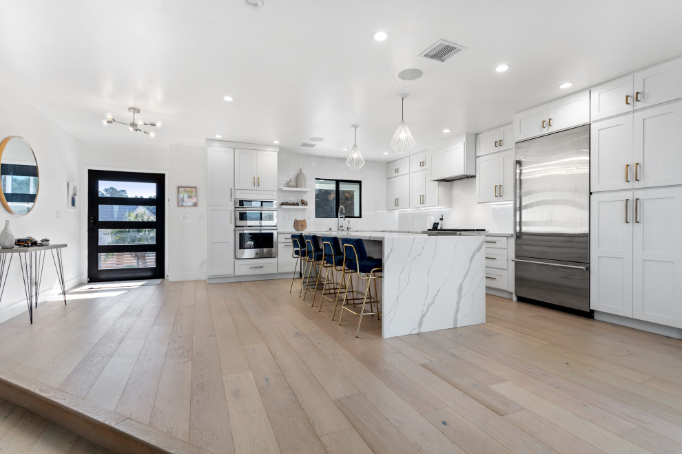 Complete Modern Home Remodeling, Roof Deck, Windows - Modern - Kitchen ...